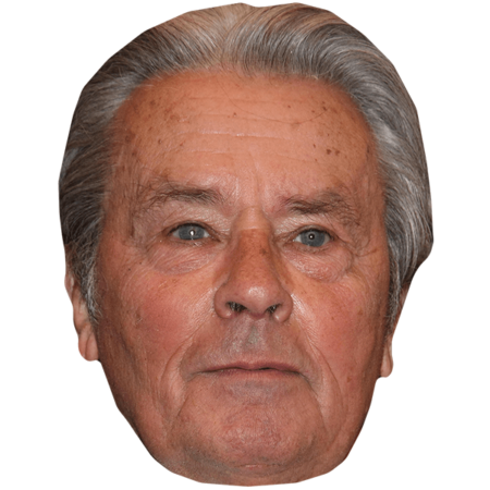 Alain Delon Celebrity Mask - Celebrity Cutouts