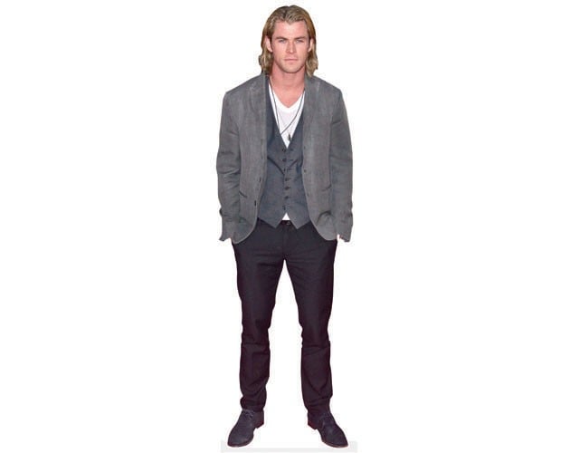 Chris Hemsworth Long Hair Cardboard Cutout Life Sized And Mini Cutouts