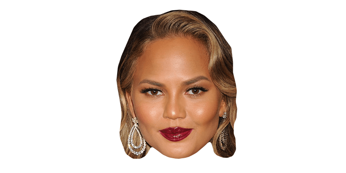 Chrissy Teigen Celebrity Big Head - Celebrity Cutouts
