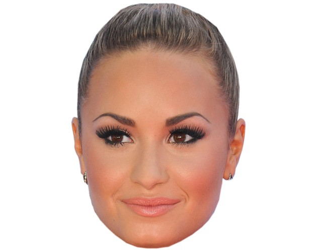 Demi Lovato Celebrity Big Head - Celebrity Cutouts