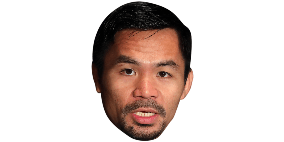 Manny Pacquiao Celebrity Mask - Celebrity Cutouts