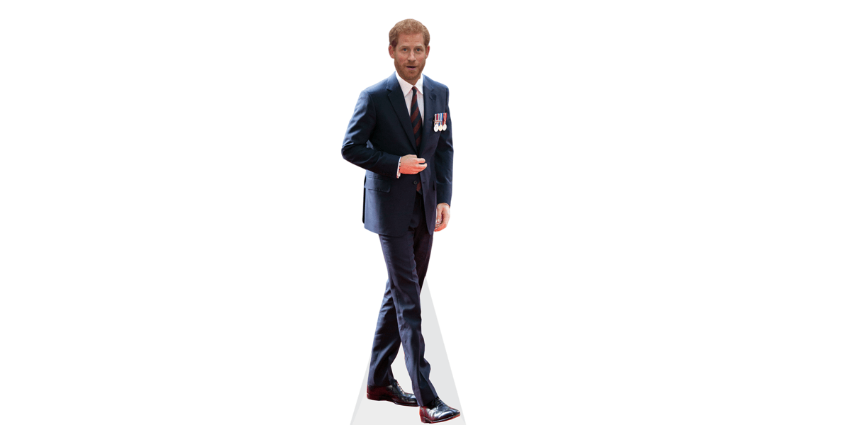 Prince Harry Cardboard Cutout - Celebrity Cutouts