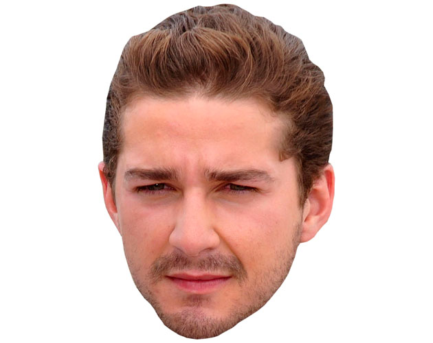 Shia Labeouf Celebrity Big Head - Celebrity Cutouts