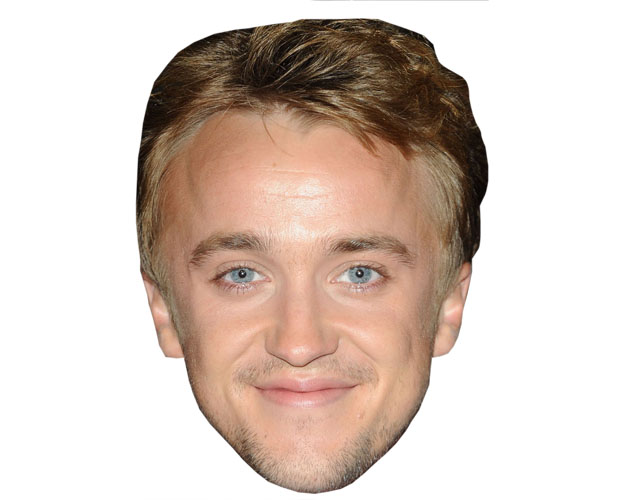 Cardboard Celebrity Masks of Tom Felton-Lifesize Celebrity Cutouts