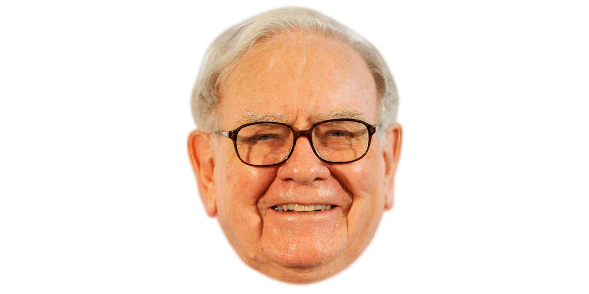 Warren Buffett Celebrity Mask - Celebrity Cutouts