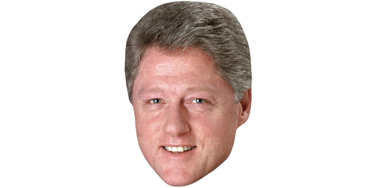 Bill Clinton (Young) Celebrity Mask - Celebrity Cutouts