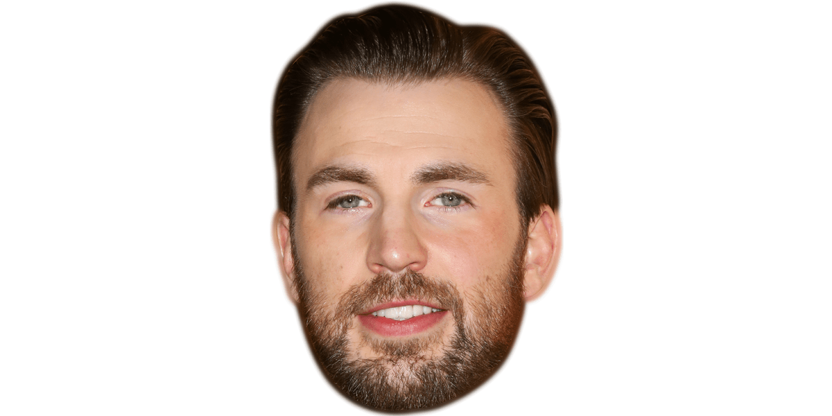 Chris Evans (Smile) Celebrity Big Head - Celebrity Cutouts