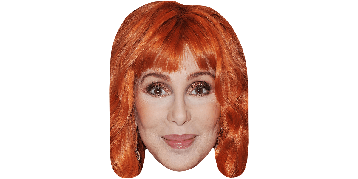 Cher (Fringe) Celebrity Mask - Celebrity Cutouts