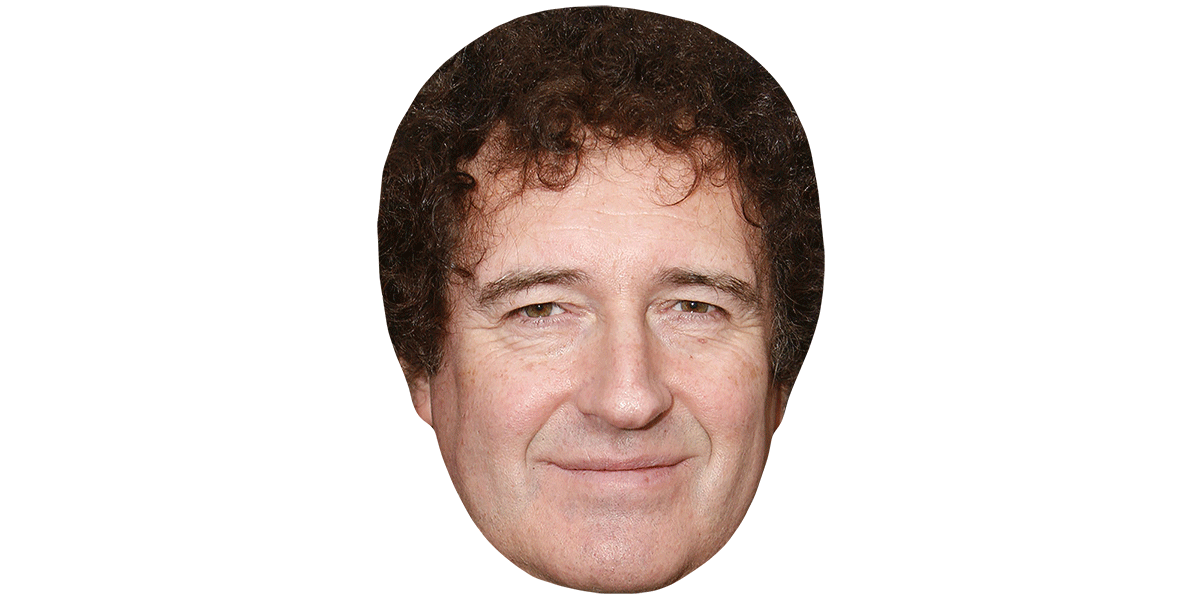 Brian May (Brown Hair) Celebrity Mask - Celebrity Cutouts