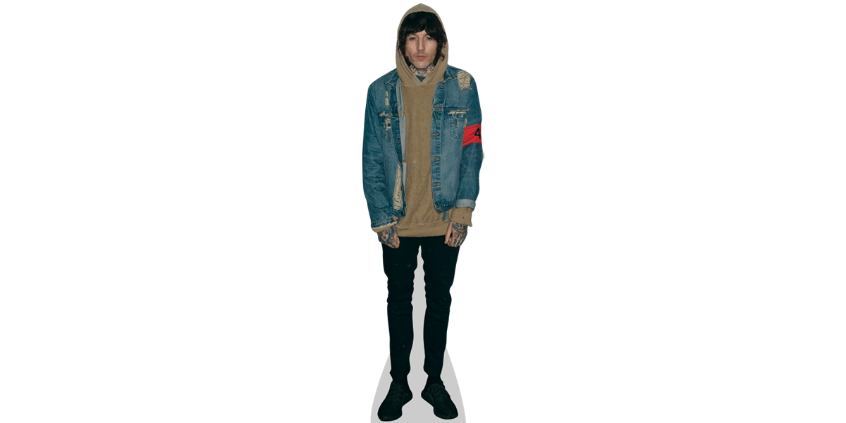 Oliver Sykes (Hoodie) Cardboard Cutout - Celebrity Cutouts