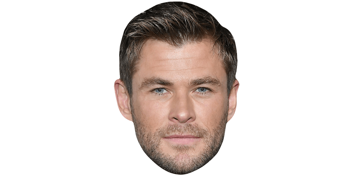 Chris Hemsworth (Beard) Celebrity Mask - Celebrity Cutouts