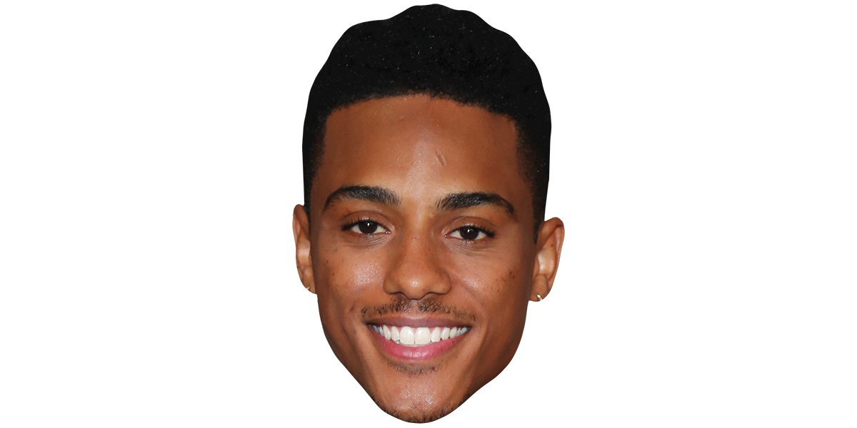 Keith Powers (Smile) Celebrity Mask - Celebrity Cutouts
