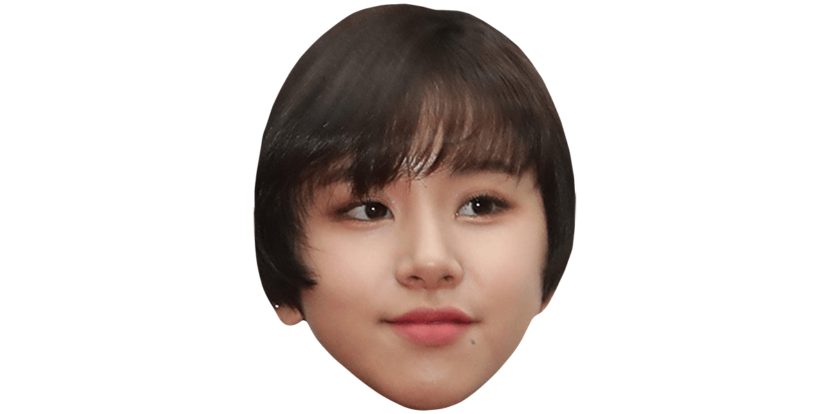 Son Chae-Young (TWICE) Celebrity Mask - Celebrity Cutouts