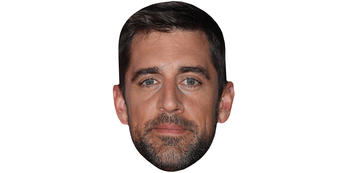 Aaron Rodgers (Beard) Celebrity Mask - Celebrity Cutouts