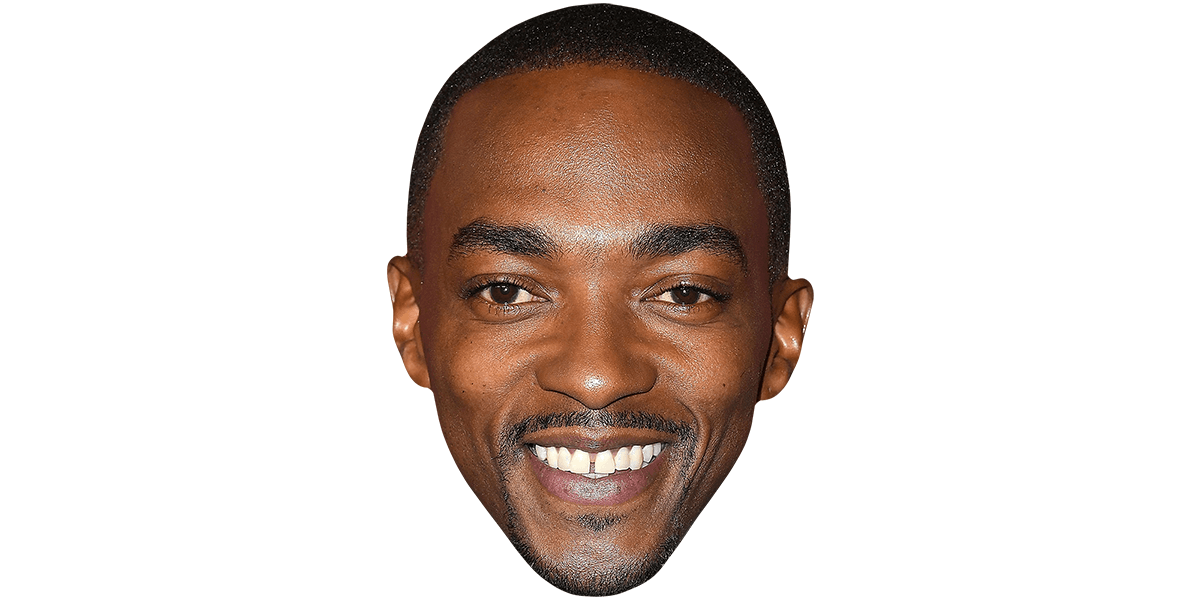 Anthony Mackie (Smile) Celebrity Mask - Celebrity Cutouts