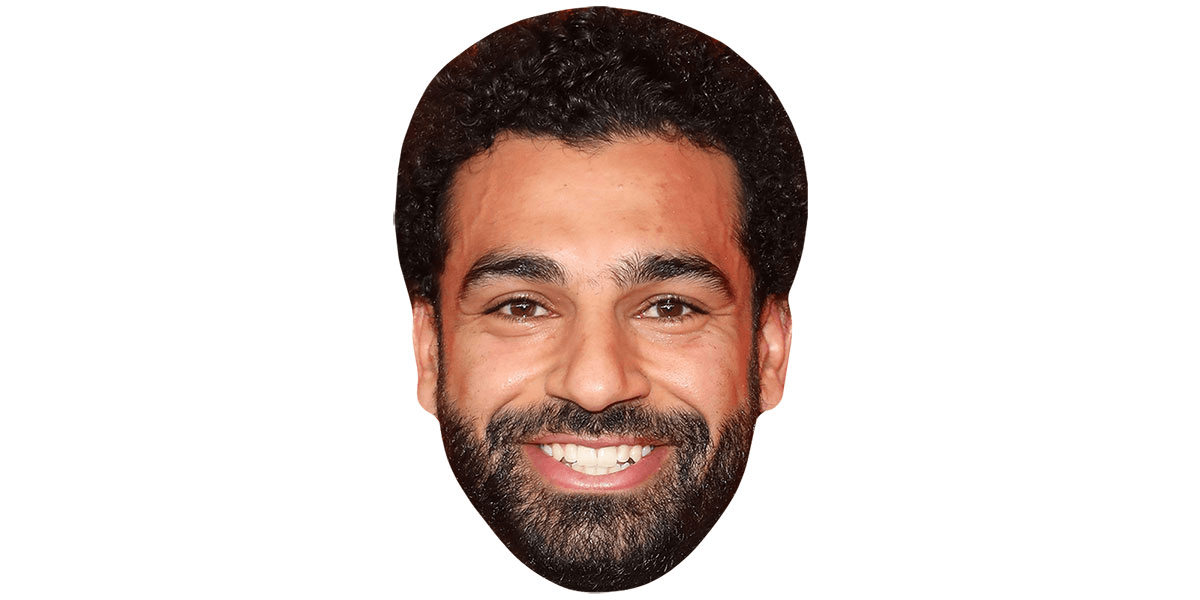 Mohamed Salah (Smile) Celebrity Mask - Celebrity Cutouts
