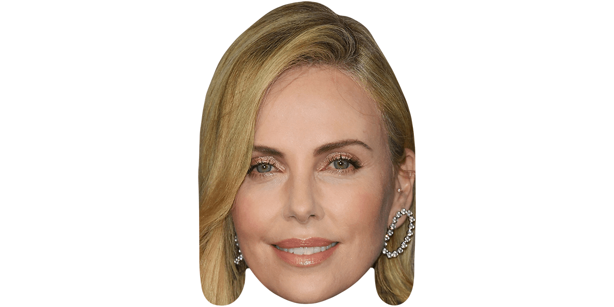 Charlize Theron (Smile) Celebrity Mask - Celebrity Cutouts