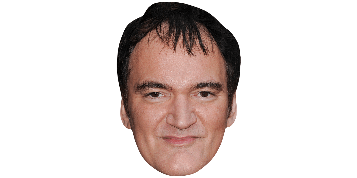 Quentin Tarantino (Smile) Celebrity Mask - Celebrity Cutouts