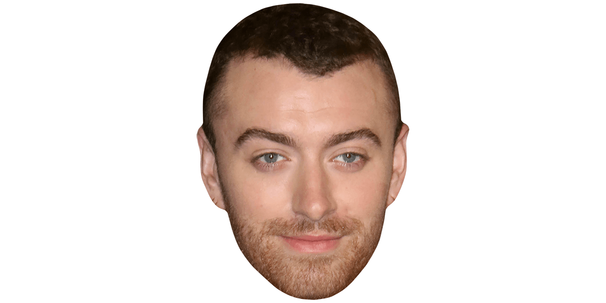Sam Smith (Beard) Celebrity Mask - Celebrity Cutouts