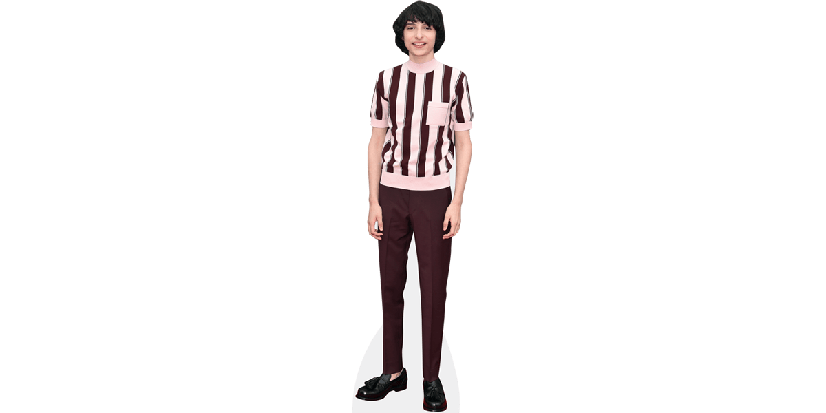 Finn Wolfhard (Stripes) Cardboard Cutout - Celebrity Cutouts
