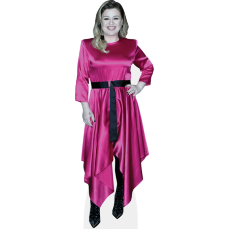 Kelly Clarkson (Pink Dress) Cardboard Cutout - Celebrity Cutouts
