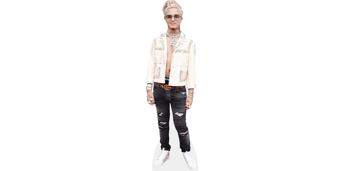 Lil Pump (White Jacket) Cardboard Cutout - Celebrity Cutouts