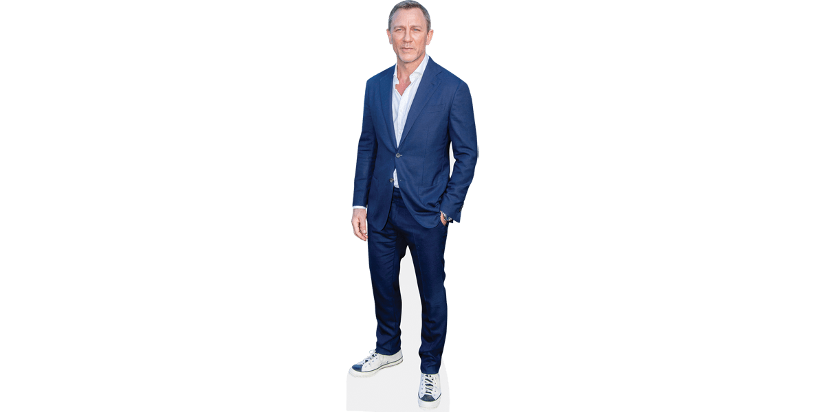 Daniel Craig (Blue Suit) Cardboard Cutout - Celebrity Cutouts