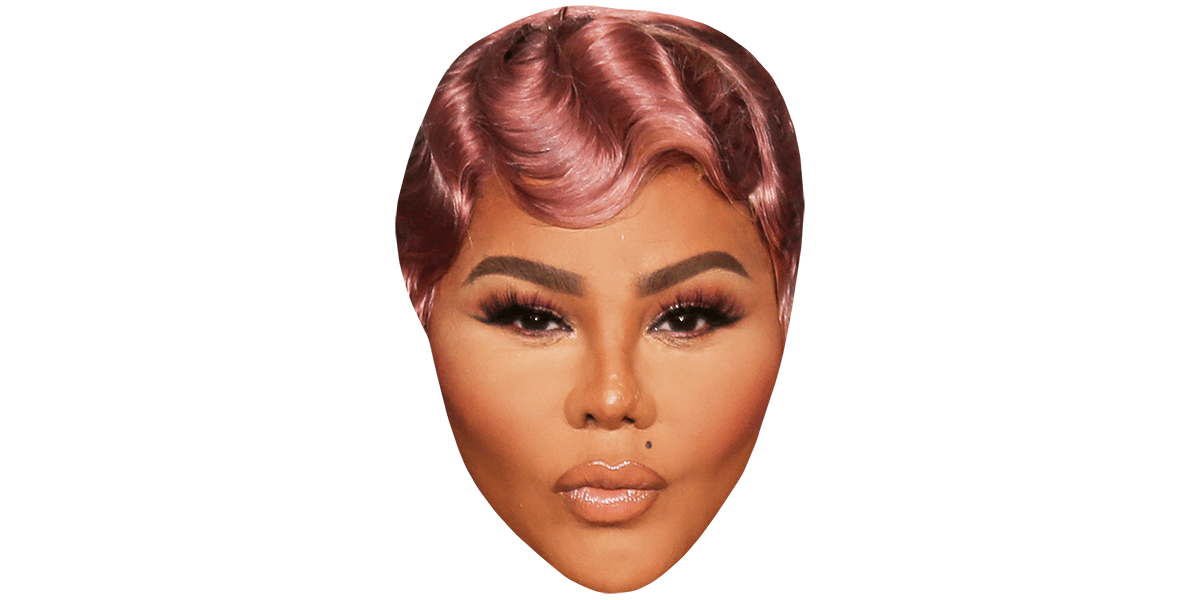 Lil Kim Pink Hair Big Head Celebrity Cutouts