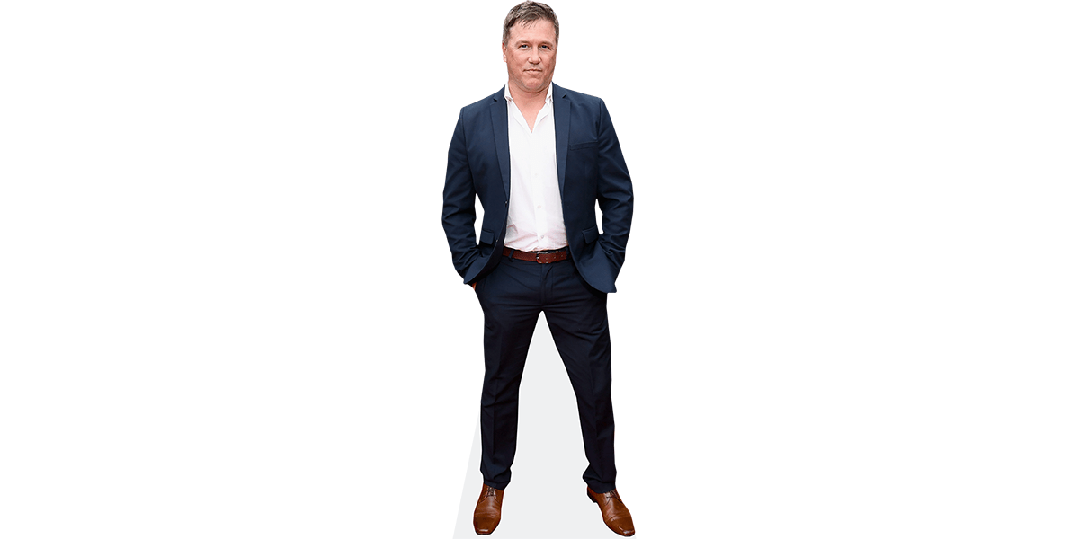 Lochlyn Munro (Blue Suit) Cardboard Cutout - Celebrity Cutouts