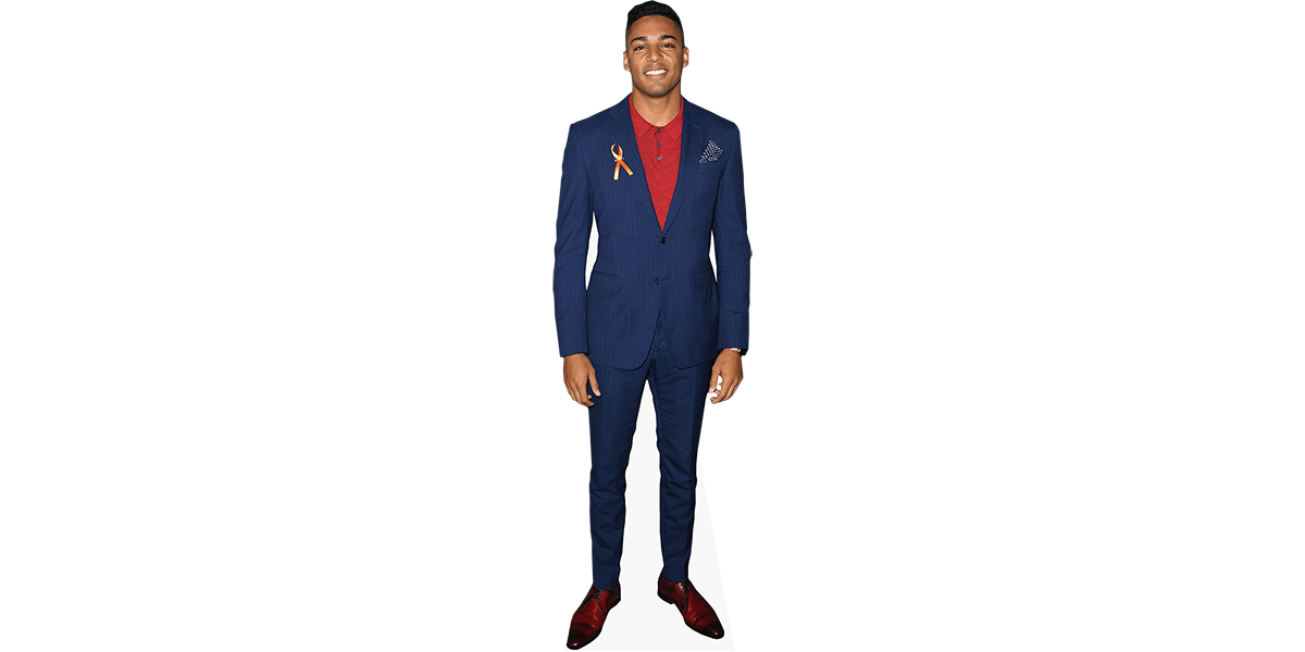 Michael Evans Behling (Blue Suit) Cardboard Cutout - Celebrity Cutouts
