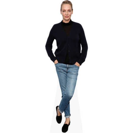 Uma Thurman (Suit) Cardboard Cutout - Celebrity Cutouts