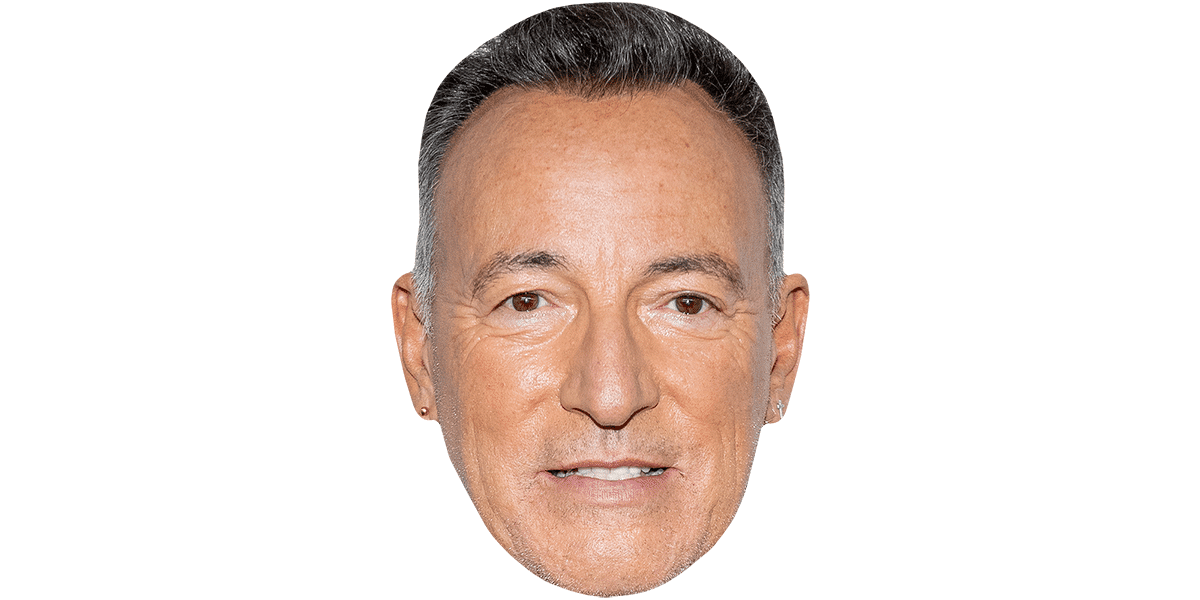 Bruce Springsteen (Stubble) Celebrity Mask - Celebrity Cutouts