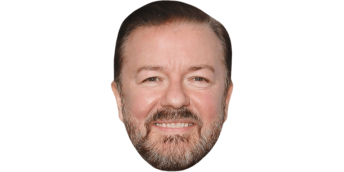 Ricky Gervais (Beard) Big Head - Celebrity Cutouts