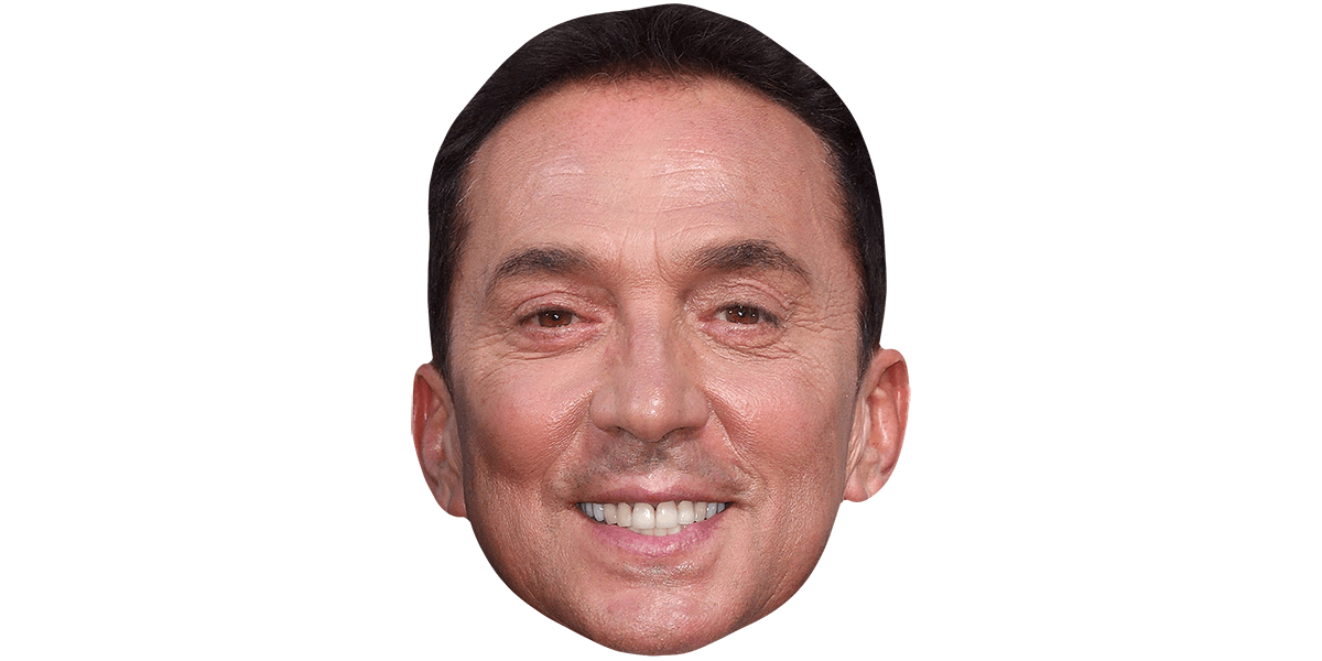 Bruno Tonioli (Smile) Celebrity Mask - Celebrity Cutouts