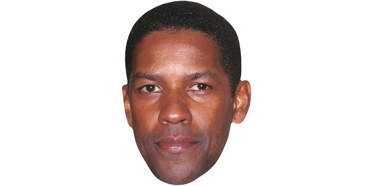 Denzel Washington (Young) Celebrity Mask - Celebrity Cutouts