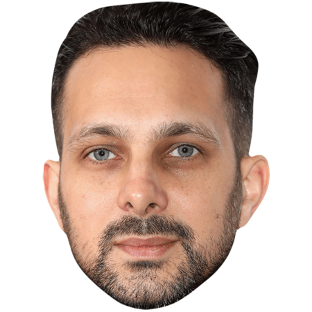 Dynamo Celebrity Mask - fully assembled with strap.