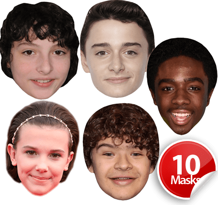 TV Series 1 Mask Pack - Celebrity Cutouts
