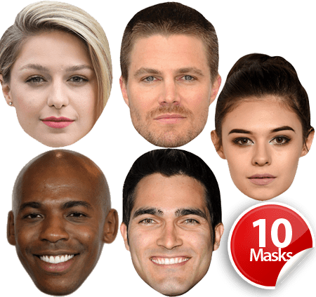 Superhero TV Mask Pack 1 - Celebrity Cutouts