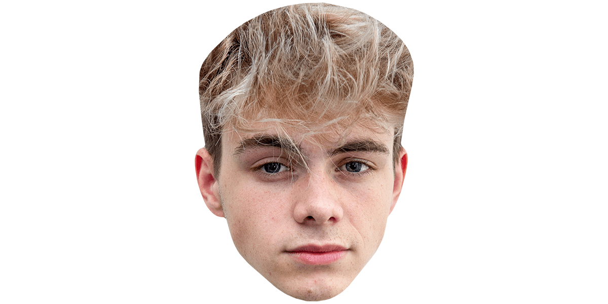 Corbyn Besson (Blonde Hair) Celebrity Mask - Celebrity Cutouts