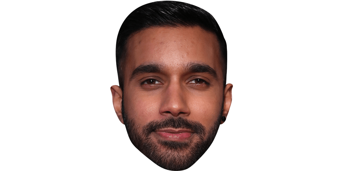 Rishi Nair (Beard) Celebrity Mask - Celebrity Cutouts