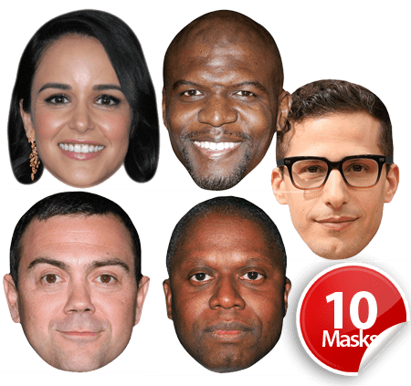 TV Series 2 Mask Pack - Celebrity Cutouts