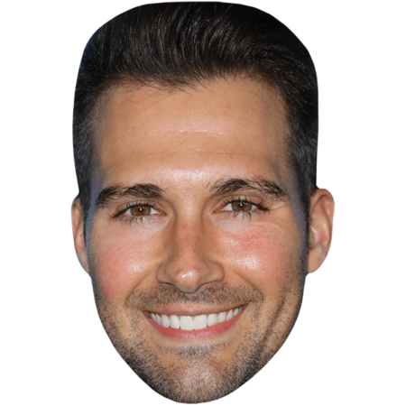 James Maslow (Smile) Celebrity Mask - Celebrity Cutouts