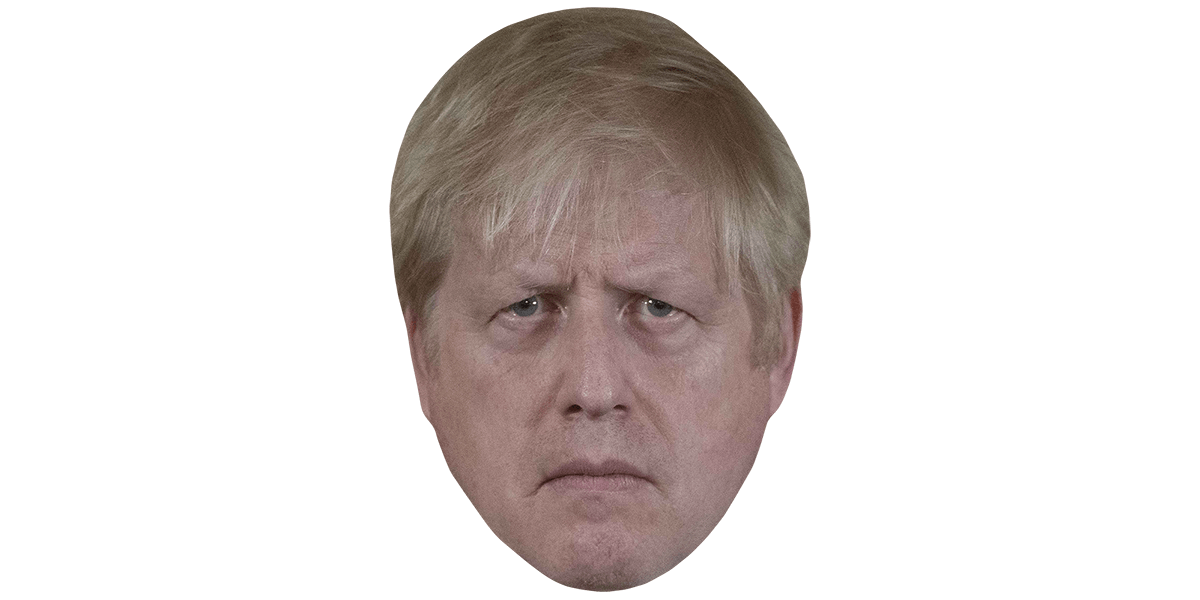 Boris Johnson (Frown) Big Head - Celebrity Cutouts