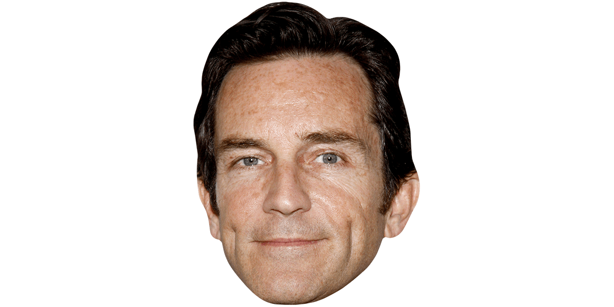 Jeff Probst (Smirk) Celebrity Mask - Celebrity Cutouts