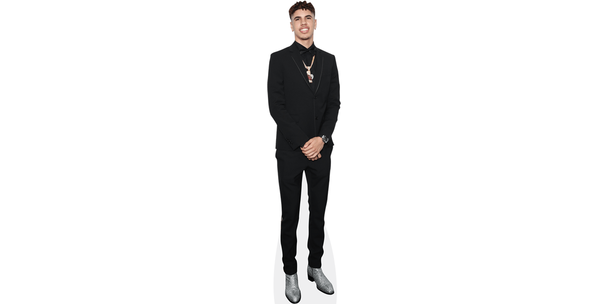 Lamelo Ball Black Outfit Cardboard Cutout Celebrity Cutouts