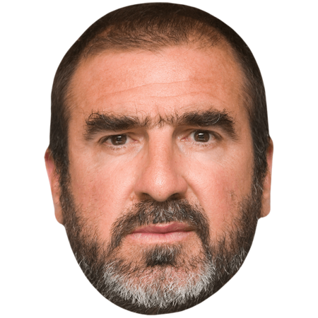 Eric Cantona (Beard) Celebrity Mask - Celebrity Cutouts