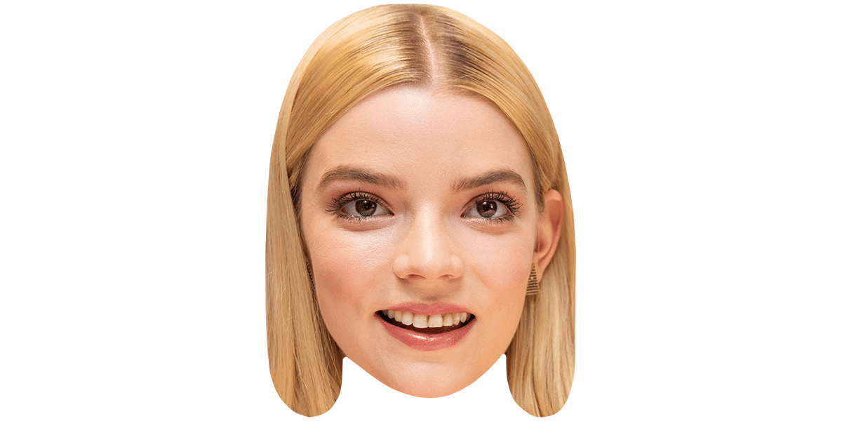 Anya Taylor-Joy (Smile) Celebrity Mask - Celebrity Cutouts