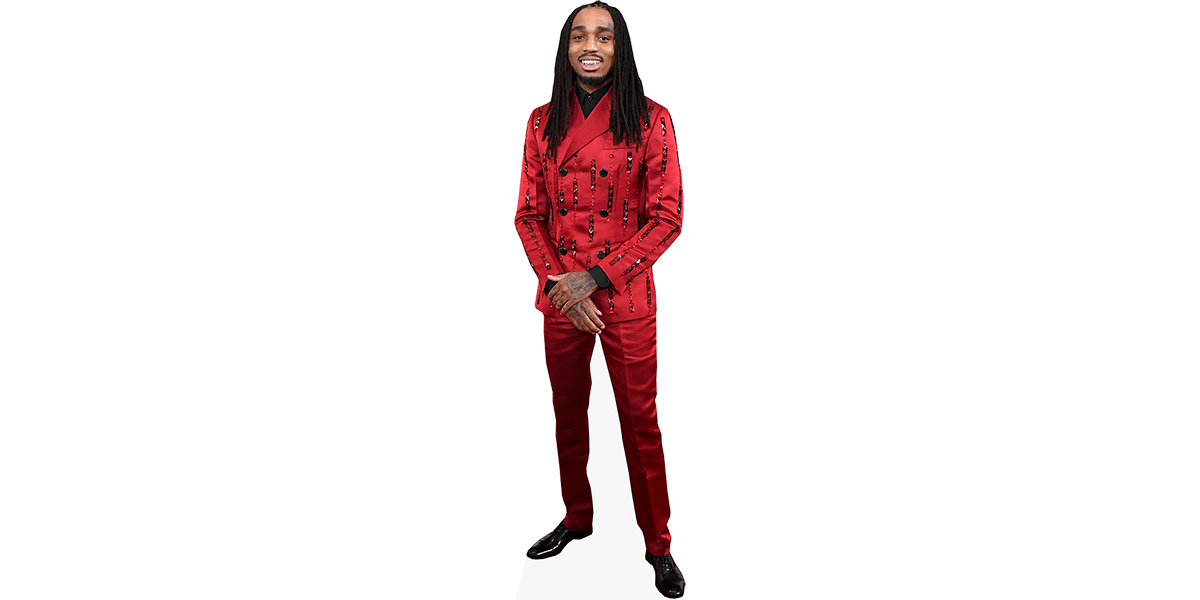 Quavious Keyate Marshall (Red Suit) Cardboard Cutout - Celebrity Cutouts