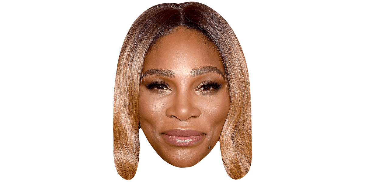 Serena Williams (Smile) Celebrity Mask - Celebrity Cutouts