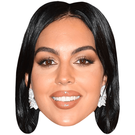 Georgina Rodriguez (Smile) Celebrity Mask - Celebrity Cutouts
